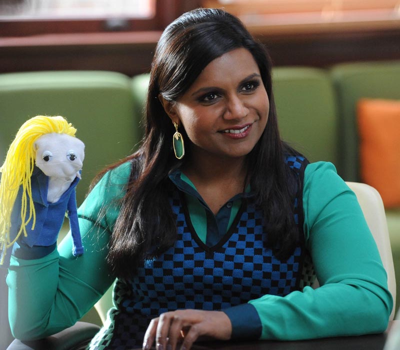WornOnTV: Mindy’s green checked dress with green/blue shirt on The ...