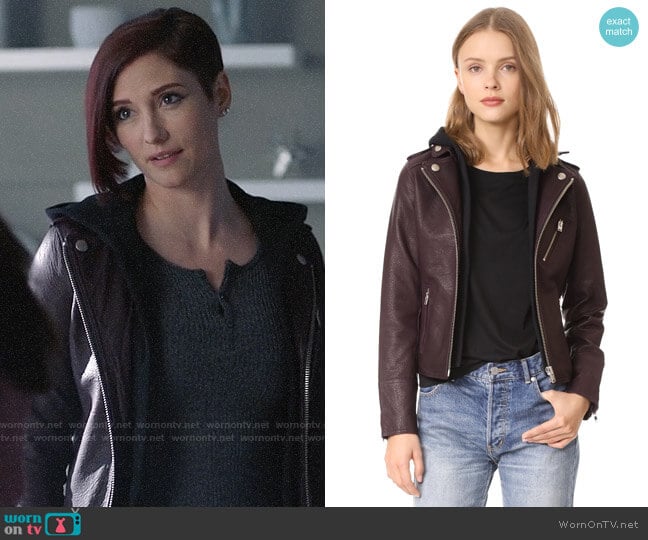 WornOnTV: Alex’s purple leather hooded moto jacket on Supergirl ...