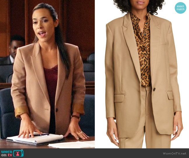 WornOnTV: Emily’s camel blazer on All Rise | Jessica Camacho | Clothes ...