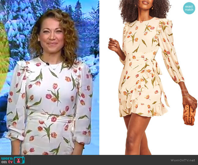 WornOnTV: Ginger’s white floral dress on Good Morning America | Ginger ...