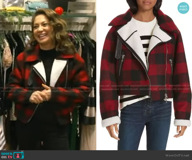 WornOnTV: Ginger’s red buffalo jacket on Good Morning America | Ginger ...