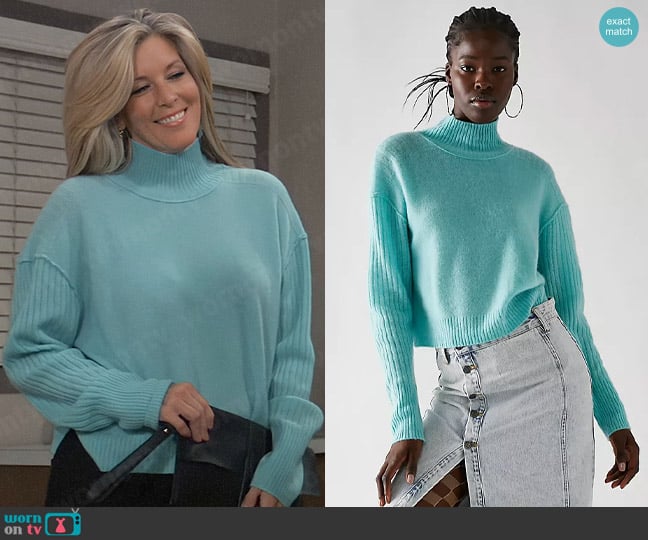 WornOnTV: Carly’s aqua green sweater on General Hospital | Laura Wright ...
