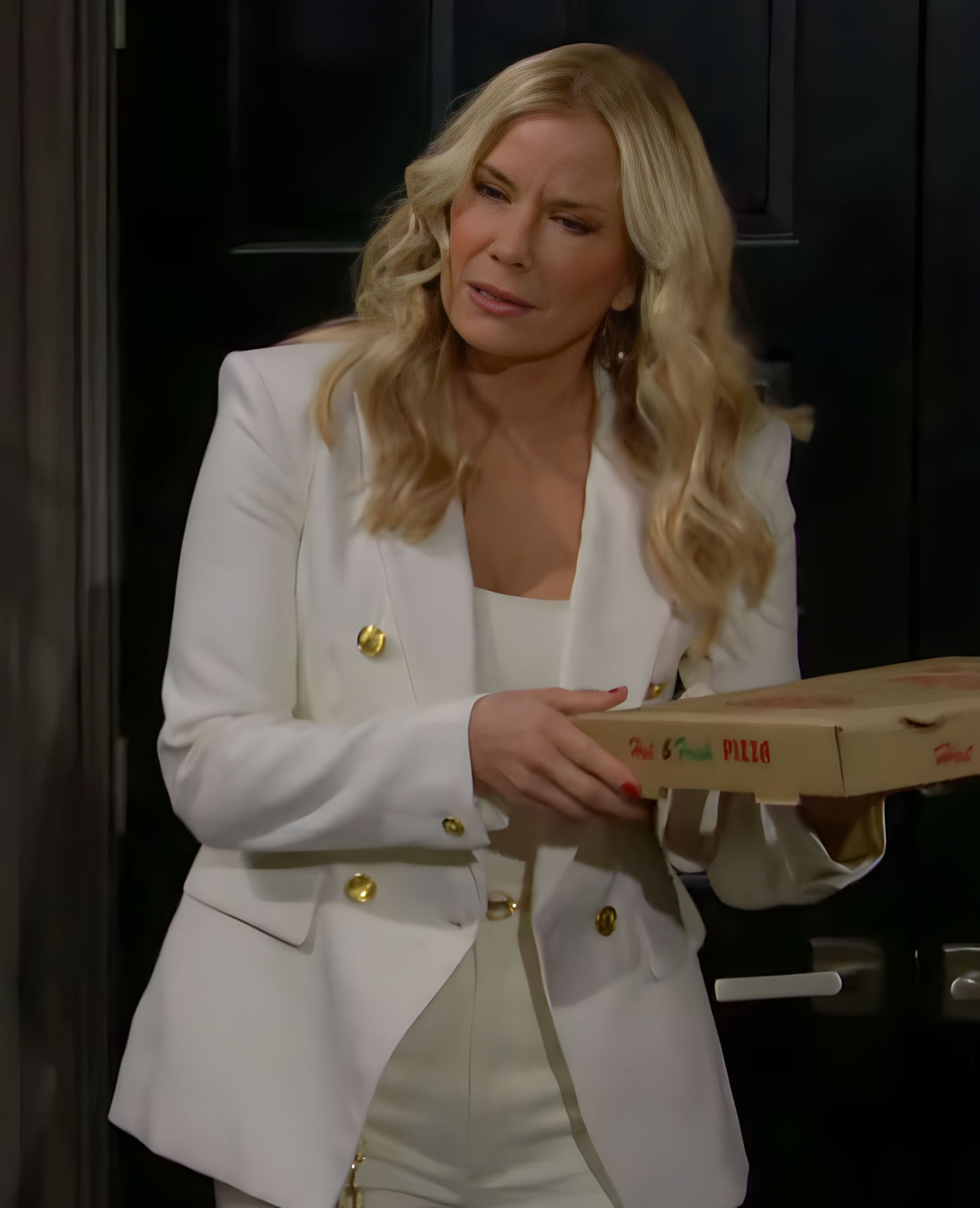 WornOnTV: Brooke’s white blazer with gold buttons on The Bold and the Beautiful | Katherine ...