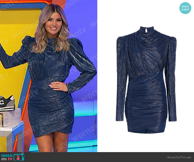 WornOnTV: Rachel’s silver sequin mini dress on The Price is Right ...