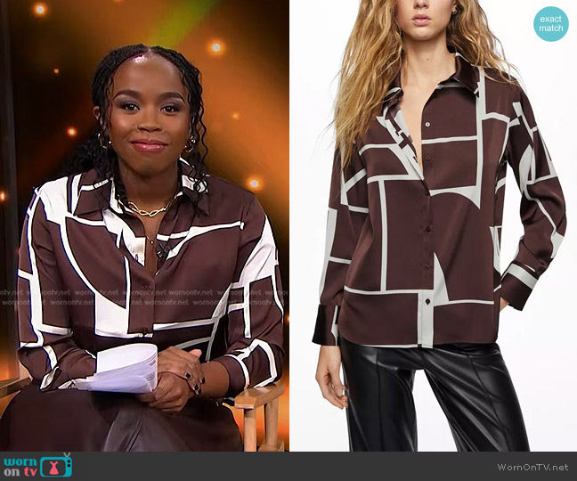 WornOnTV: Angela Cenedella’s red floral jacket on NBC News Daily ...