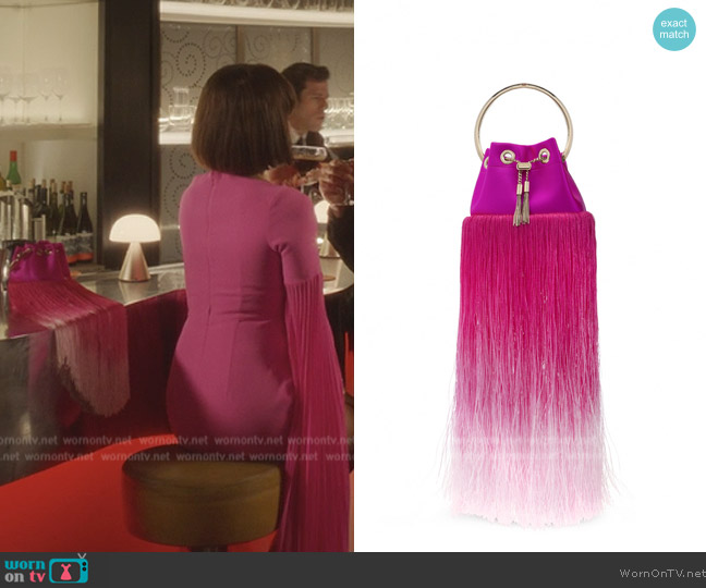 WornOnTV: Lisa’s pink pleated sleeve dress on And Just Like That ...