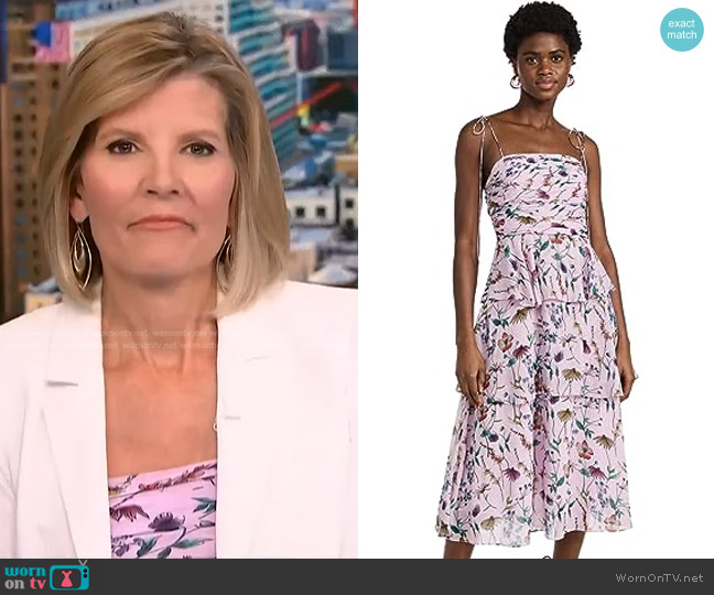 WornOnTV: Kate’s pink floral dress on NBC News | Kate Snow | Clothes ...