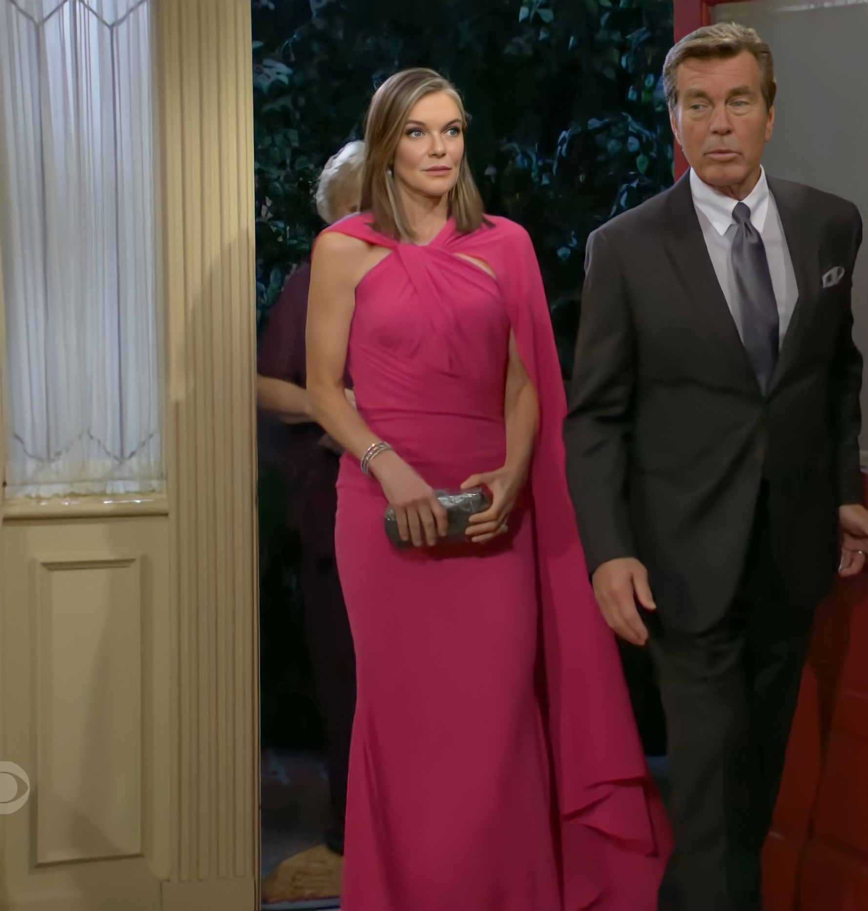WornOnTV: Diane’s pink cape dress on The Young and the Restless | Susan ...
