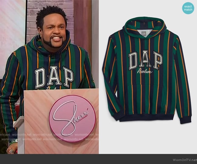 WornOnTV: Jawn’s DAP stripe hoodie on Sherri | Jawn Murray | Clothes ...