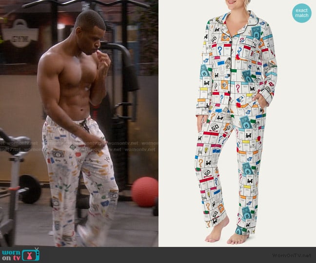 WornOnTV: Bernard’s printed pajama pants on The Upshaws | Jermelle ...