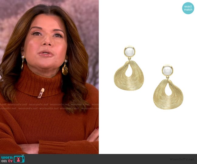 WornOnTV: Ana’s brown turtleneck sweater on The View | Ana Navarro ...