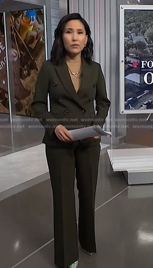 WornOnTV: Vicky’s green blazer and pants on NBC News Daily | Vicky ...