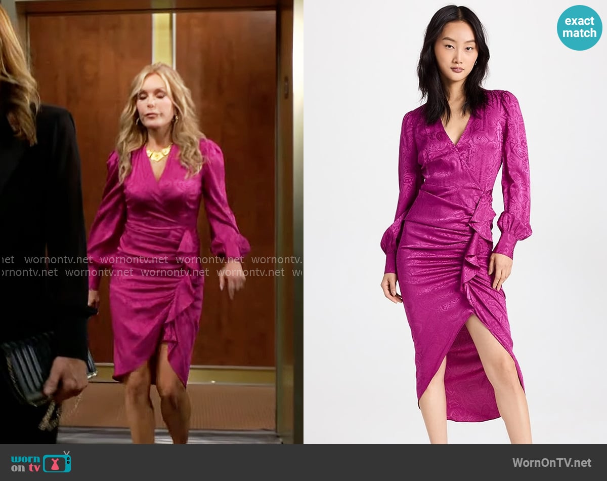 WornOnTV: Claire’s denim detail dress on The Young and the Restless ...